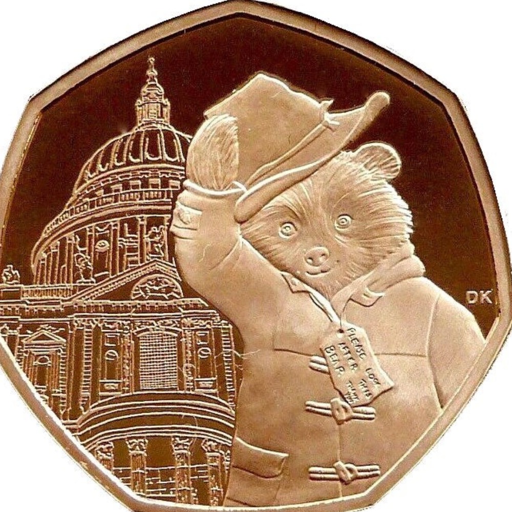 Like New The Royal Mint Paddington At St Paul's 2019 50p Gold Proof ...